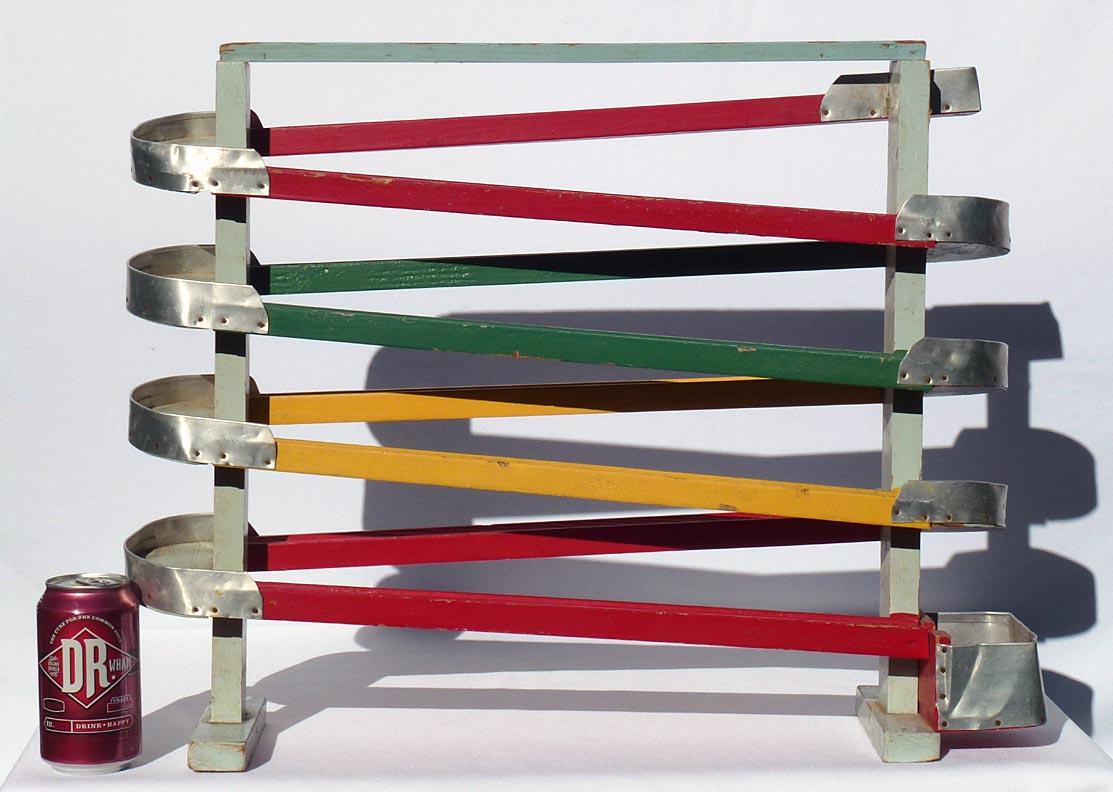 Vintage colorful marble game toy ramp. | eBay