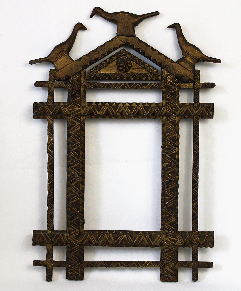 Tramp art at Artisans Folk art, antiques, and outsider art Gallery ...