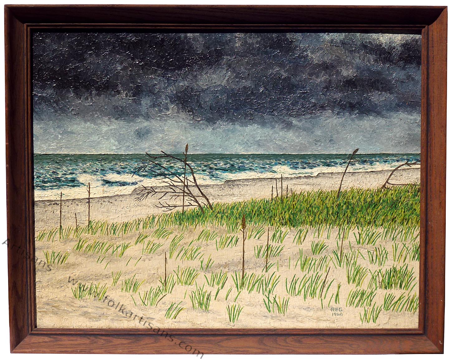Beach landscape by Robert E. Gilbert